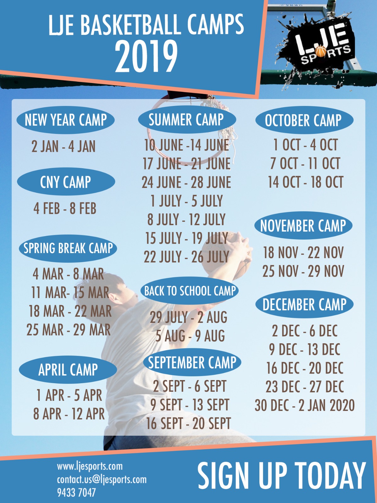Join Us For Basketball Camps & Programs Across Asia | LJE Sports